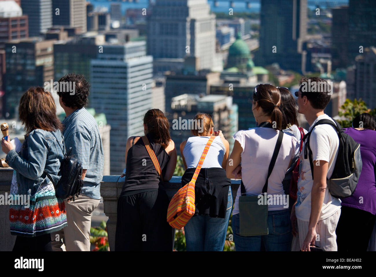View from Mont Royal Montreal Canada Stock Photo - Alamy