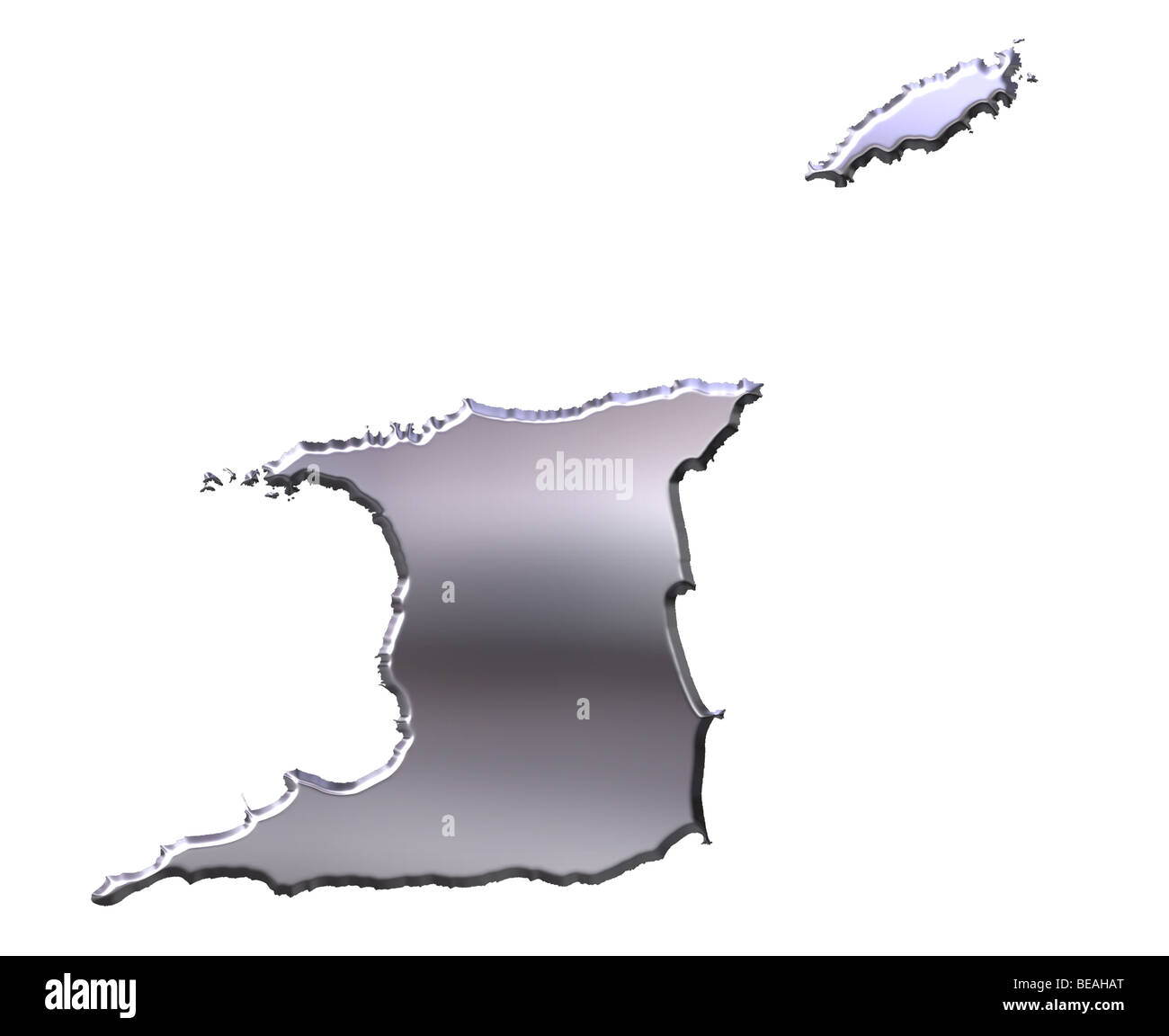 Map of trinidad hi-res stock photography and images - Alamy