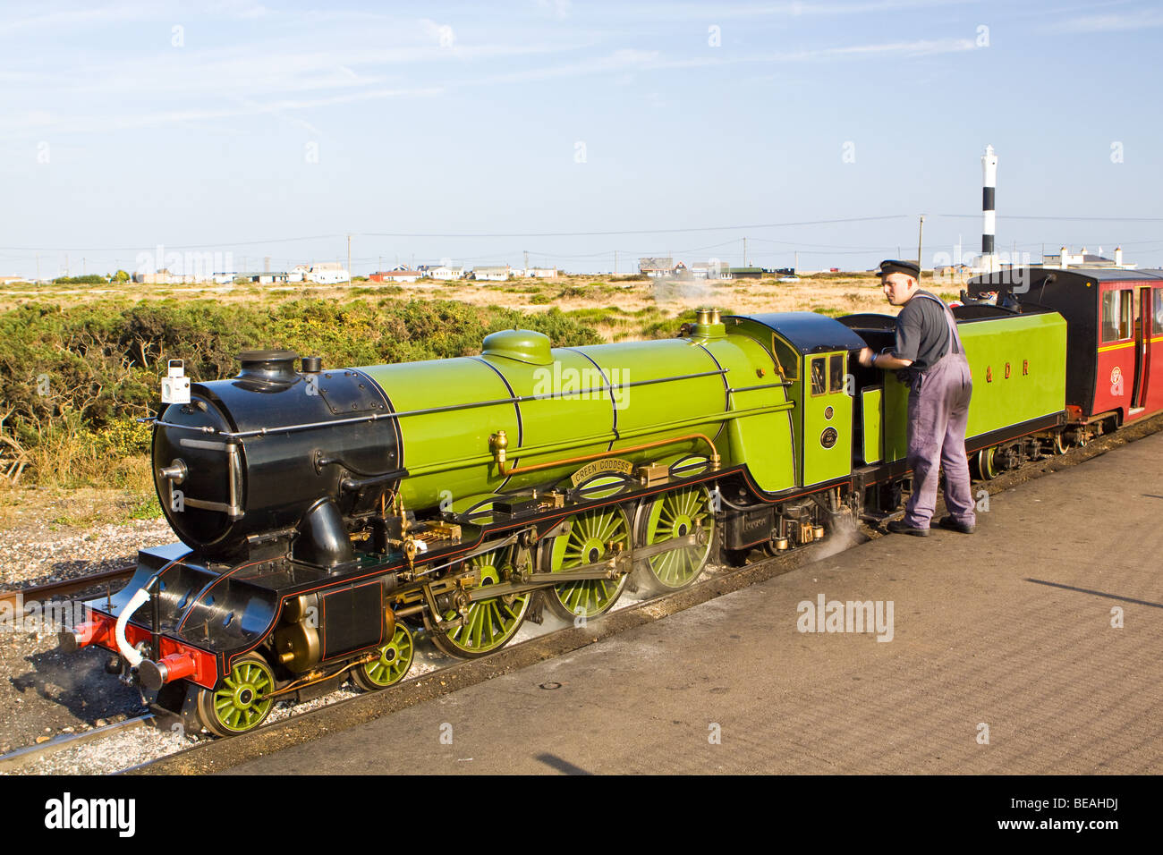 Green livery locomotive hi-res stock photography and images - Alamy