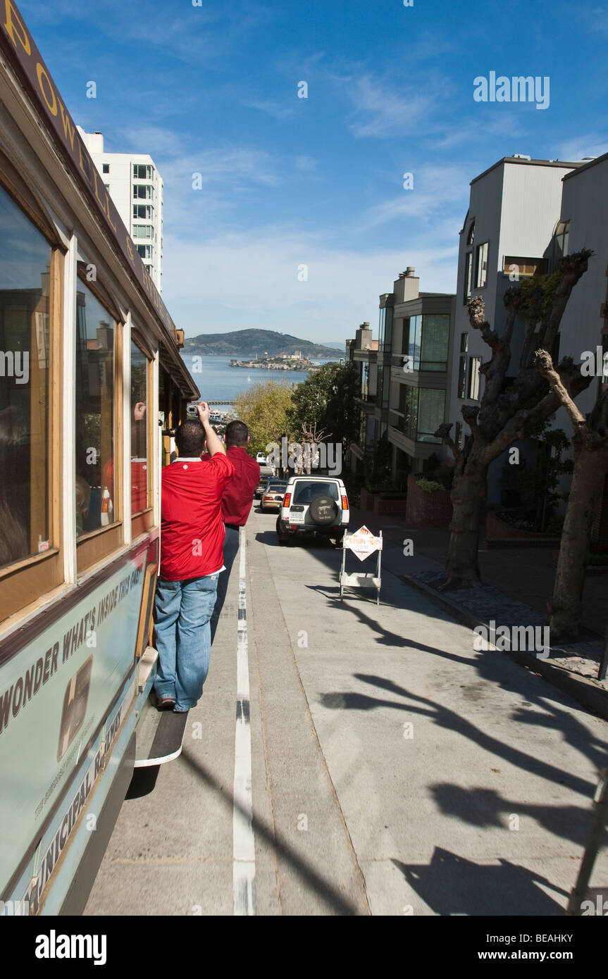 Riding the Cable car, San Francisco, California Stock Photo - Alamy