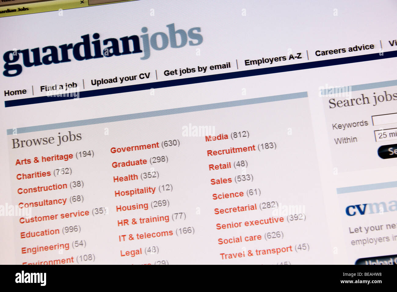 Guardianjobs hi-res stock photography and images - Alamy