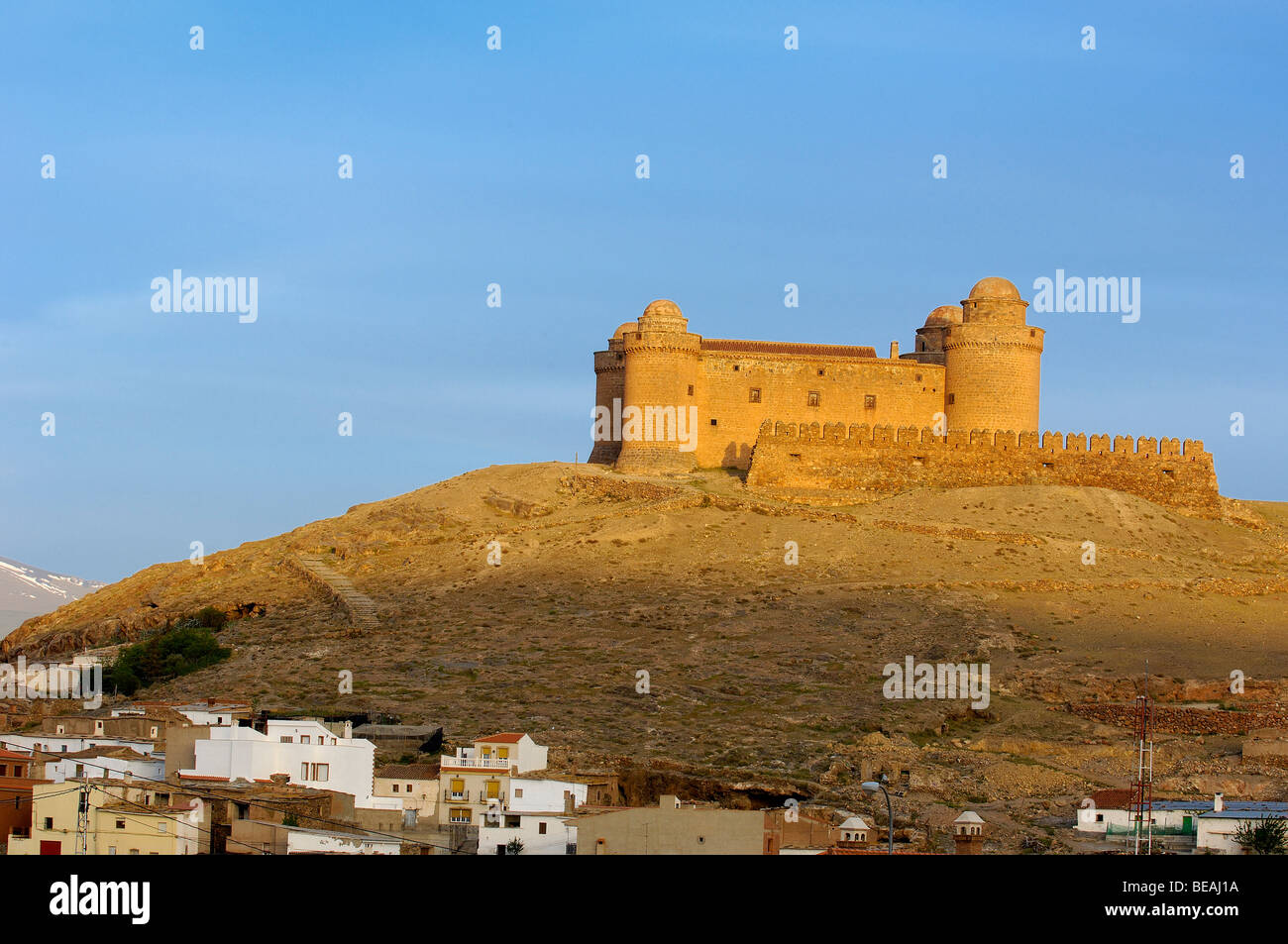 La Calahorra Renaissance castle (S.XVI) at la Calahorra village ...