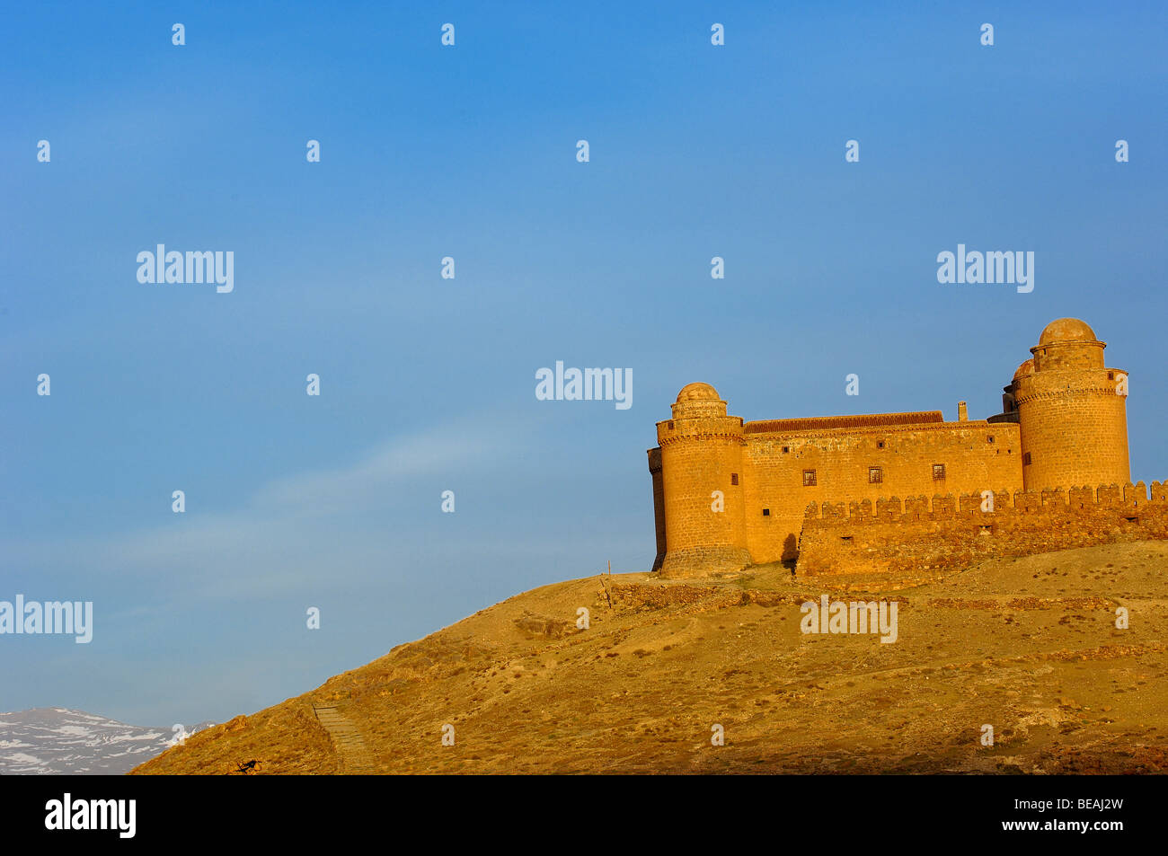 La Calahorra Renaissance castle (S.XVI) at la Calahorra village ...