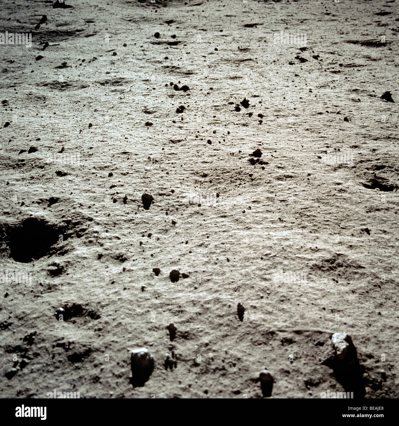The lunar surface photographed during the Apollo 11 mission Optimised ...