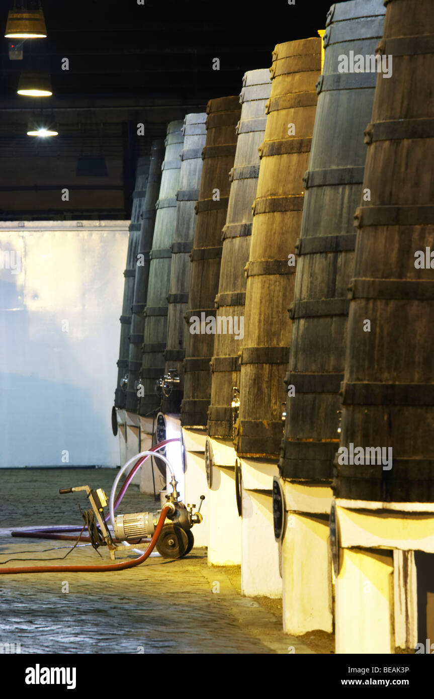 Port wine wooden vats hi-res stock photography and images - Alamy