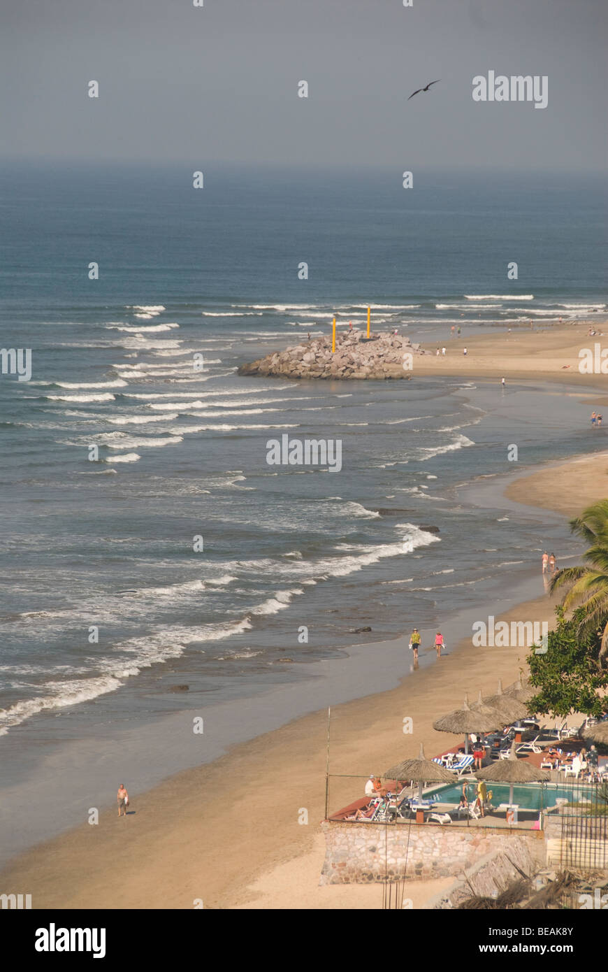 Castilla Beach, Mazatlan, Sinaloa, Mexico Stock Photo - Alamy