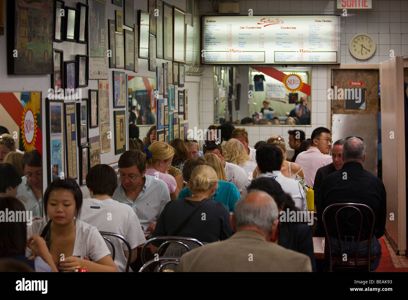 Schwartz's Restaurant is famous in Montreal Canada Stock Photo - Alamy