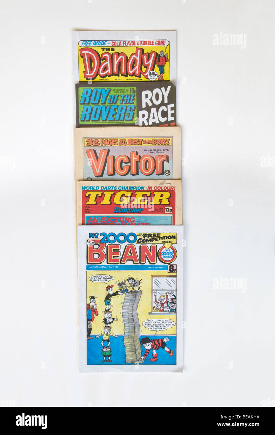 British comics magazines hi-res stock photography and images - Alamy