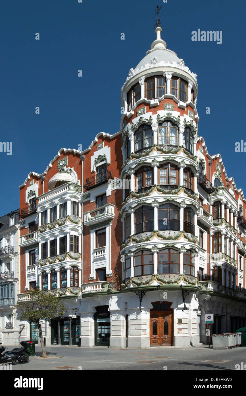 apartment buildings Valladolid spain castile and leon Stock Photo - Alamy