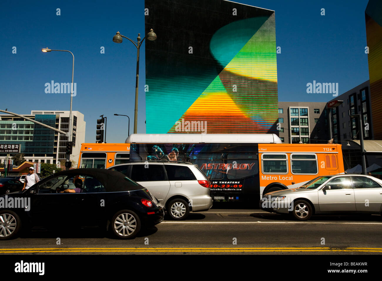 Los angeles metro bus hi-res stock photography and images - Alamy
