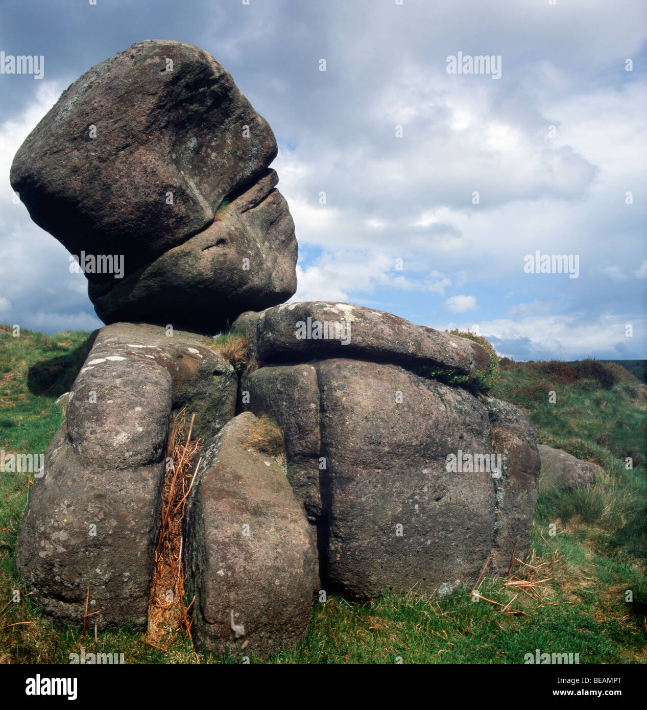 Rock Formation on the Longshaw Estate in the "Peak District ...
