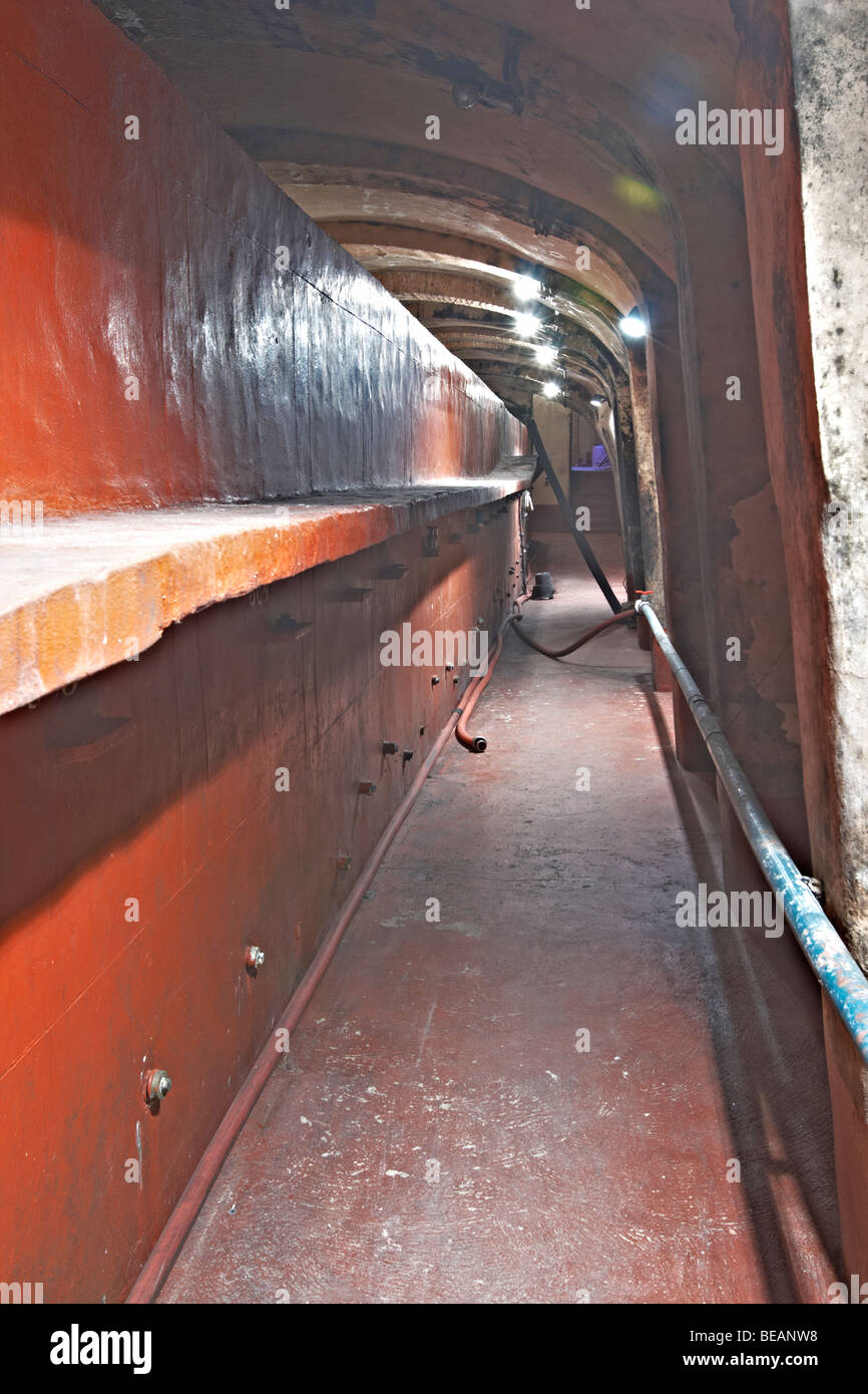 concrete vats bodegas frutos villar, cigales spain castile and leon ...