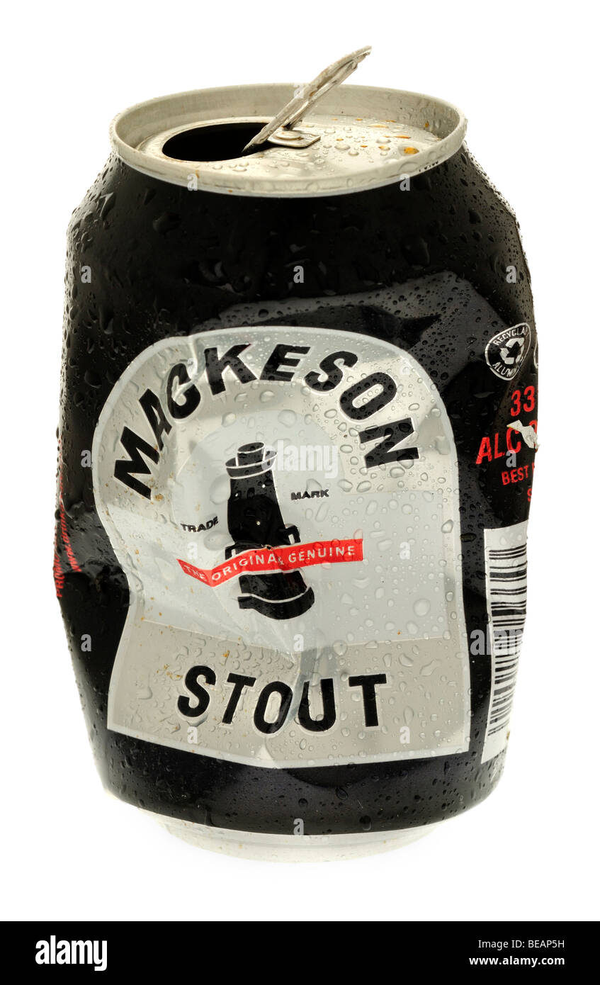 Squashed beer can hi-res stock photography and images - Alamy