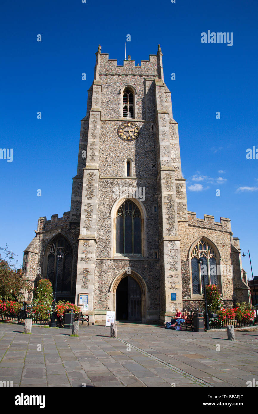 St Peters Church Sudbury Suffolk England Stock Photo - Alamy