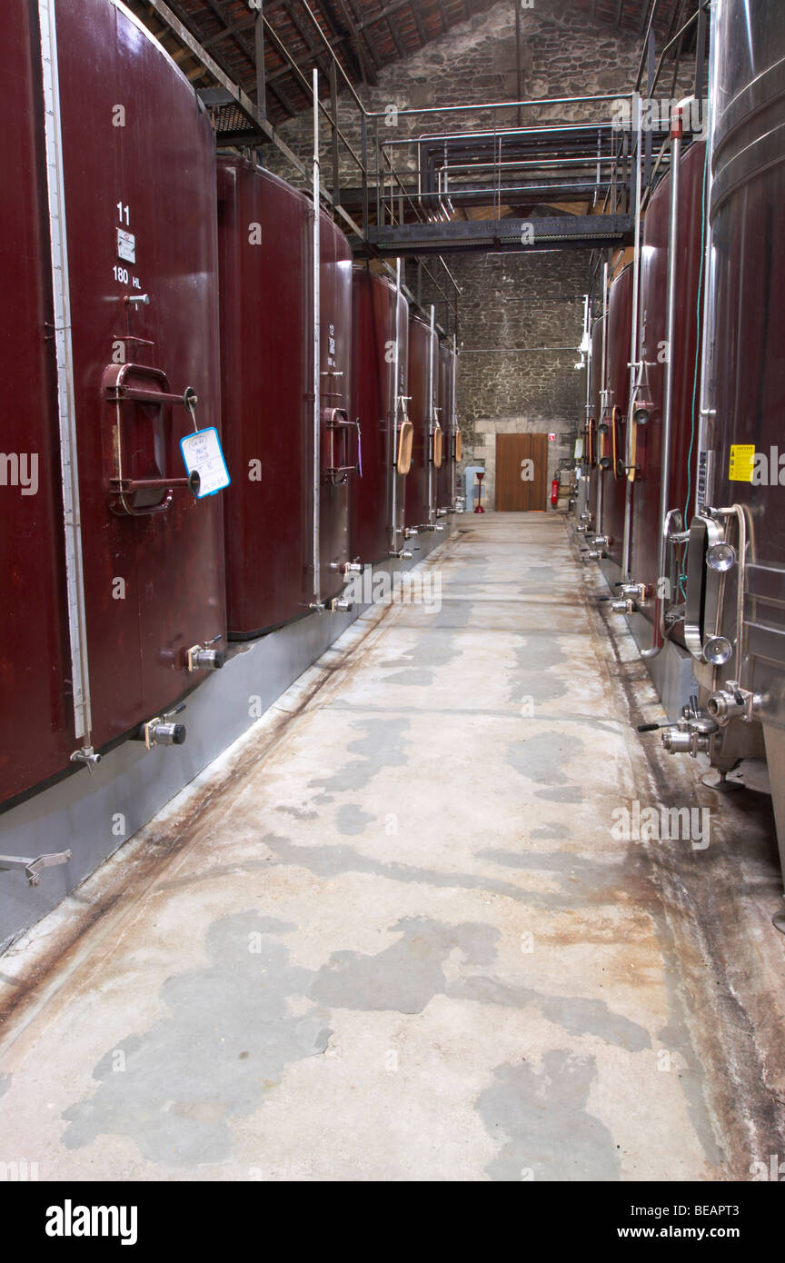 vat room chateau reysson haut medoc bordeaux france Stock Photo - Alamy