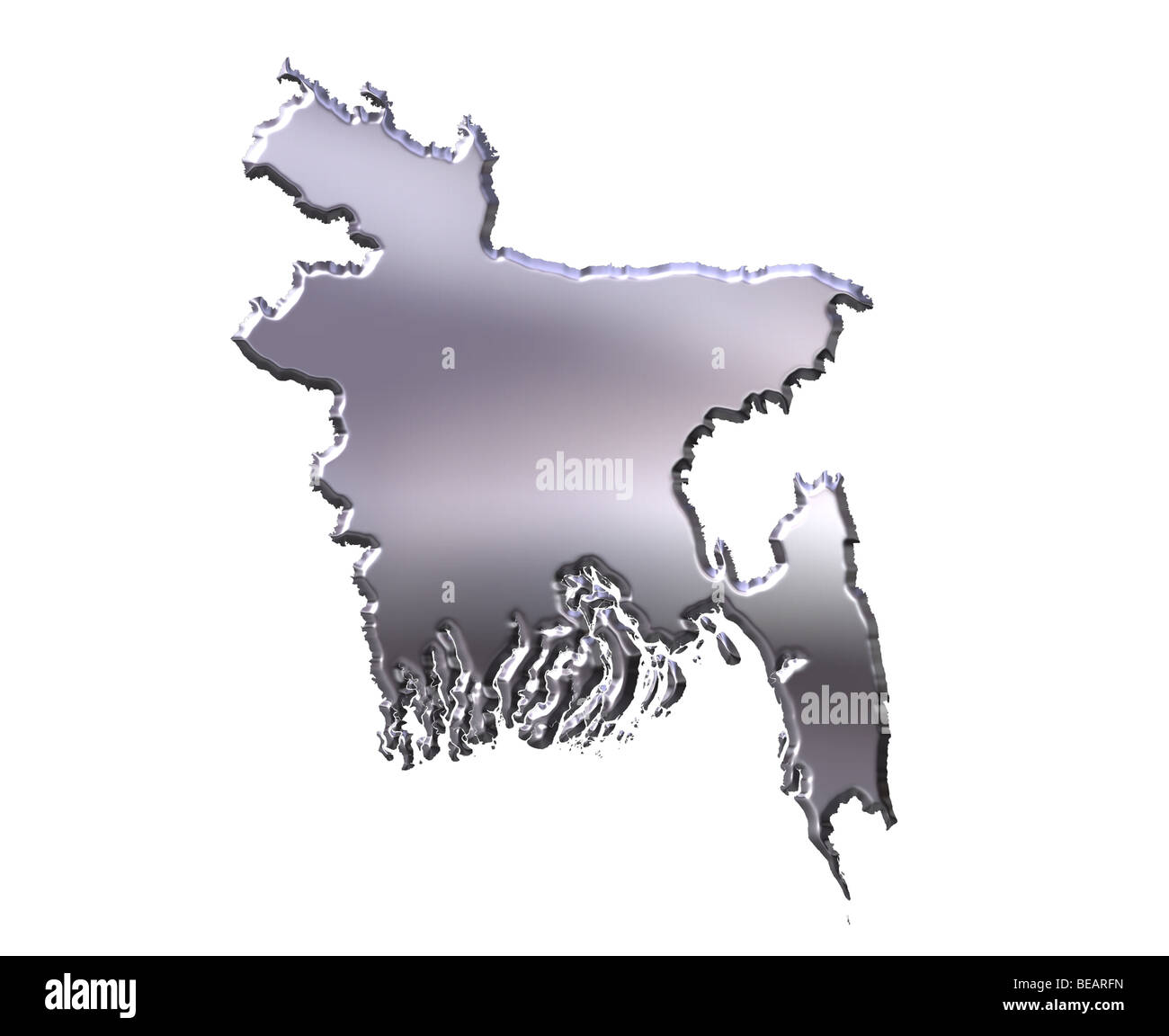 Bangladesh map hi-res stock photography and images - Alamy