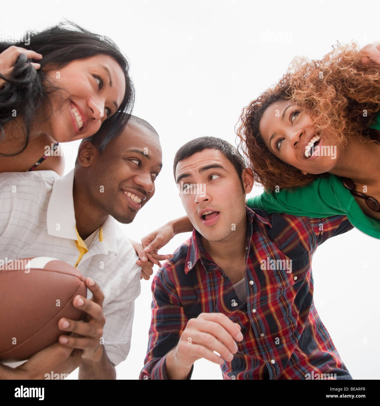 Football huddle hi-res stock photography and images - Alamy