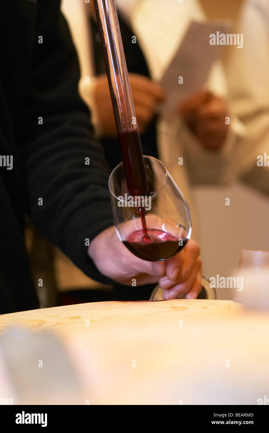 Sampling wine pipette from barrel hi-res stock photography and images ...