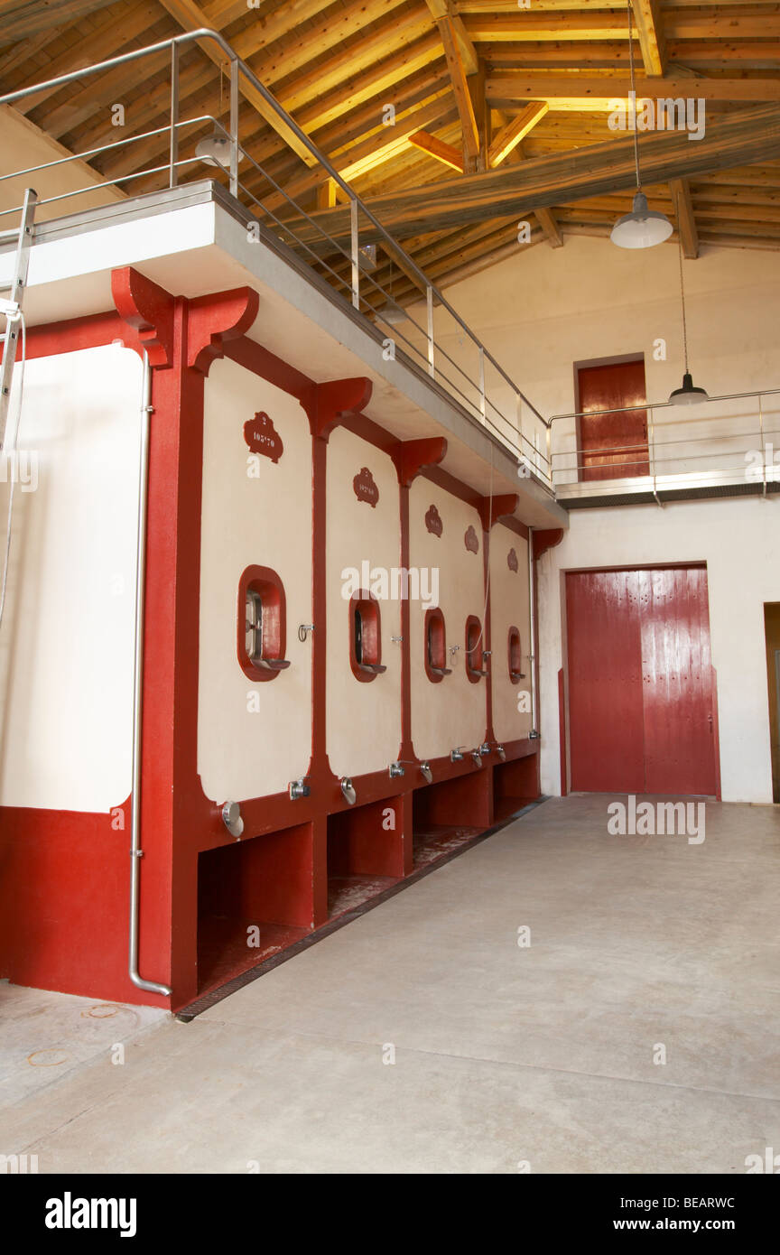 concrete vats ch moulin du cadet saint emilion bordeaux france Stock ...