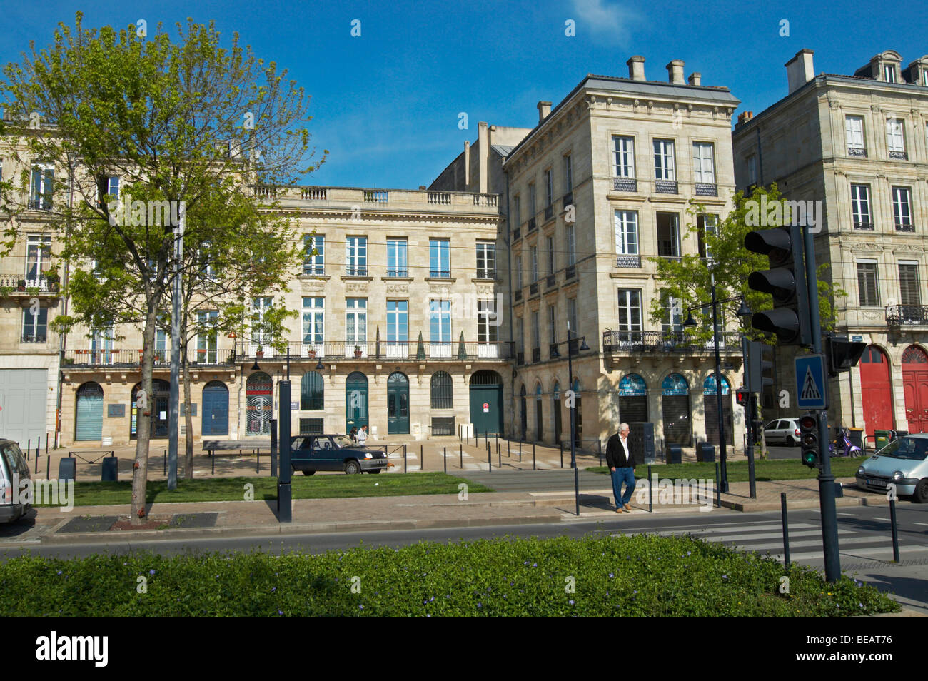 quai des chartrons bordeaux france Stock Photo - Alamy