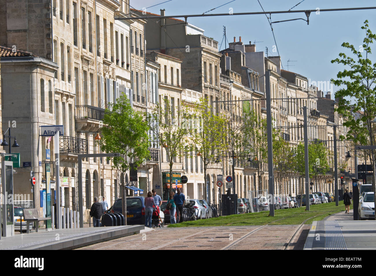 quai des chartrons bordeaux france Stock Photo - Alamy