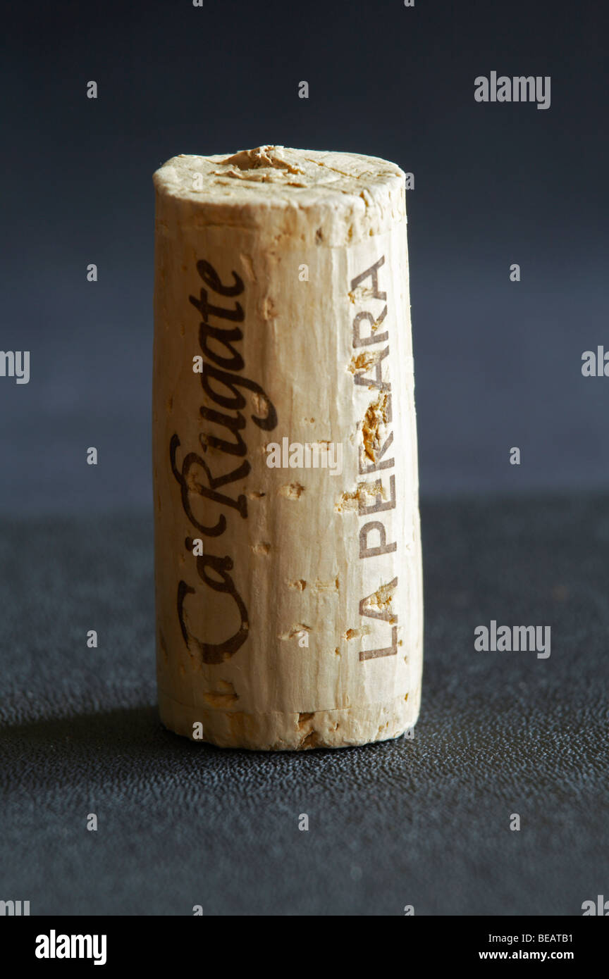 technical cork with disks at the end and glued parts in the middle ...