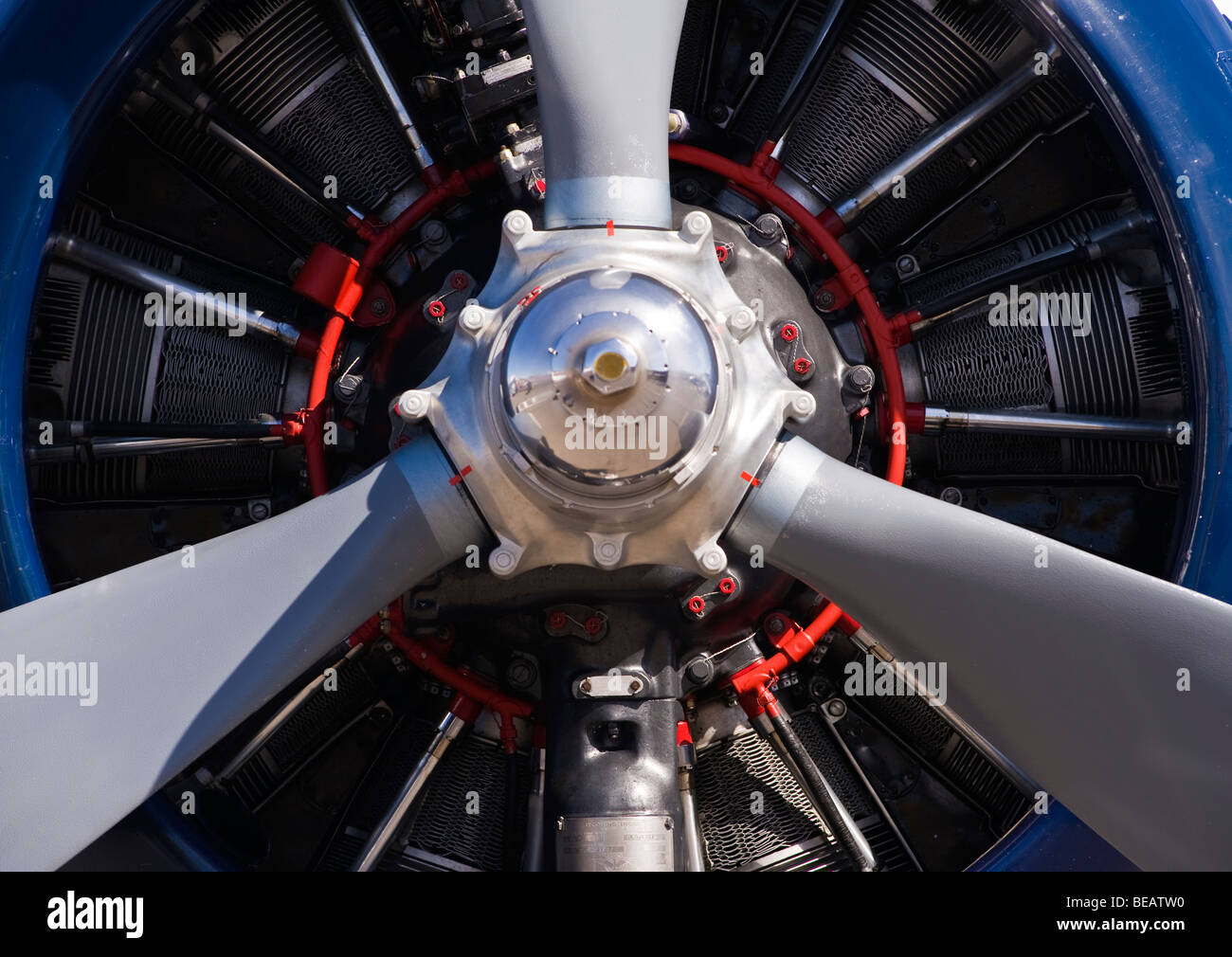 airplane radial engine Stock Photo - Alamy