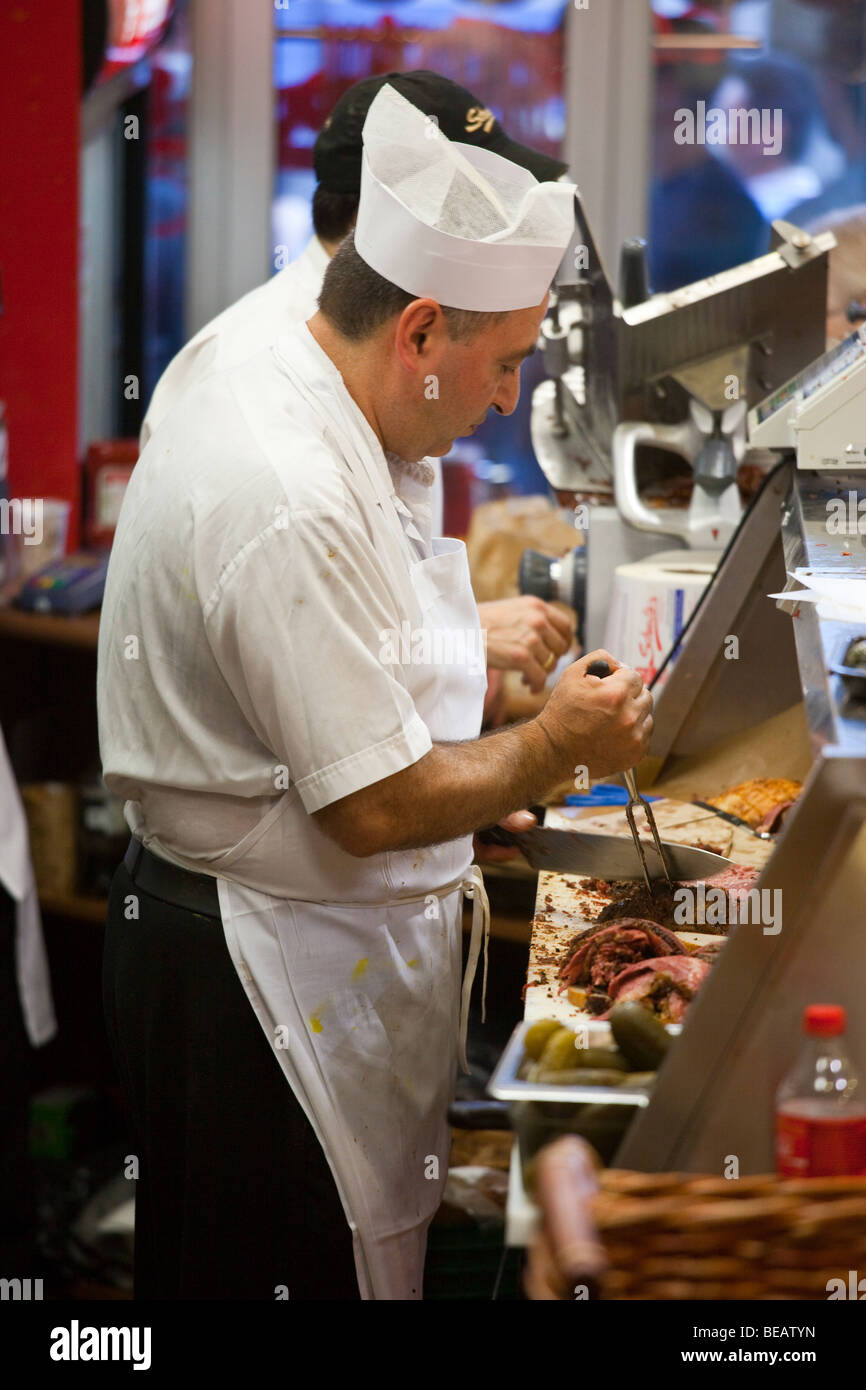Smoked Meat at Schwartz's Restaurant is famous in Montreal Canada Stock ...