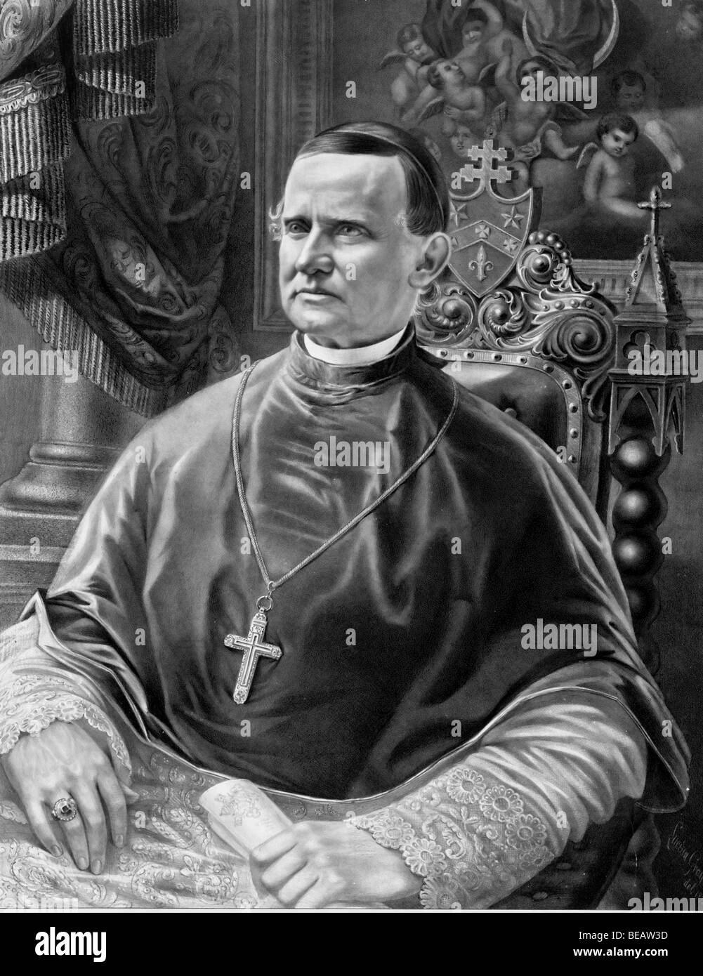 Archbishop mccloskey Black and White Stock Photos & Images - Alamy