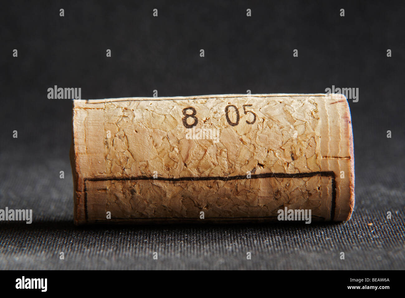 technical cork with disks at the end and glued agglomerate cork in the ...