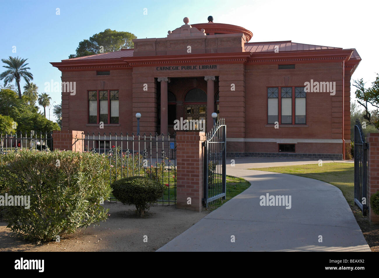 The Carnegie Public Library in downtown Phoenix, Arizona, USA Stock ...