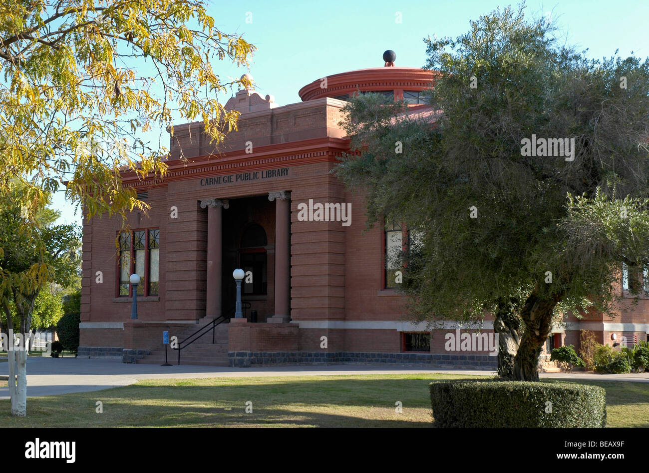 The Carnegie Public Library in downtown Phoenix, Arizona, USA Stock ...