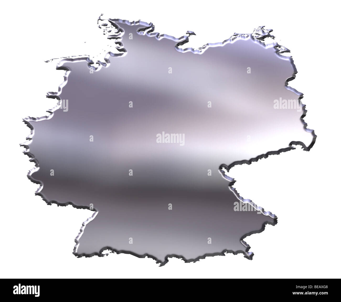 Country map germany Cut Out Stock Images & Pictures - Alamy