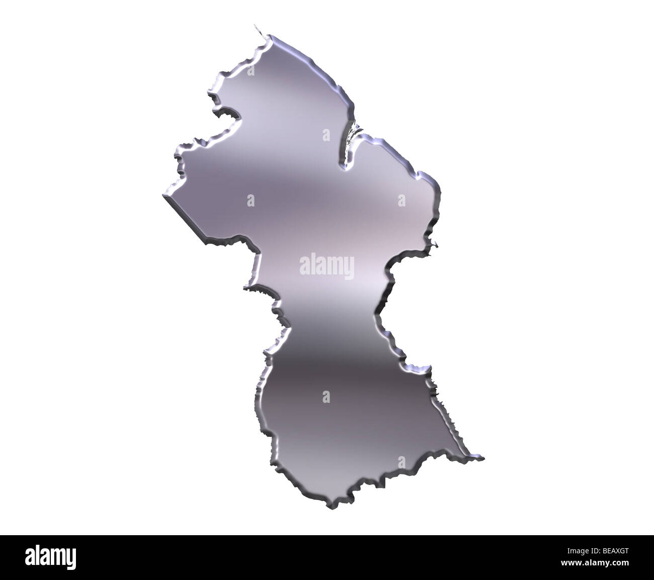 Map guyana hi-res stock photography and images - Alamy