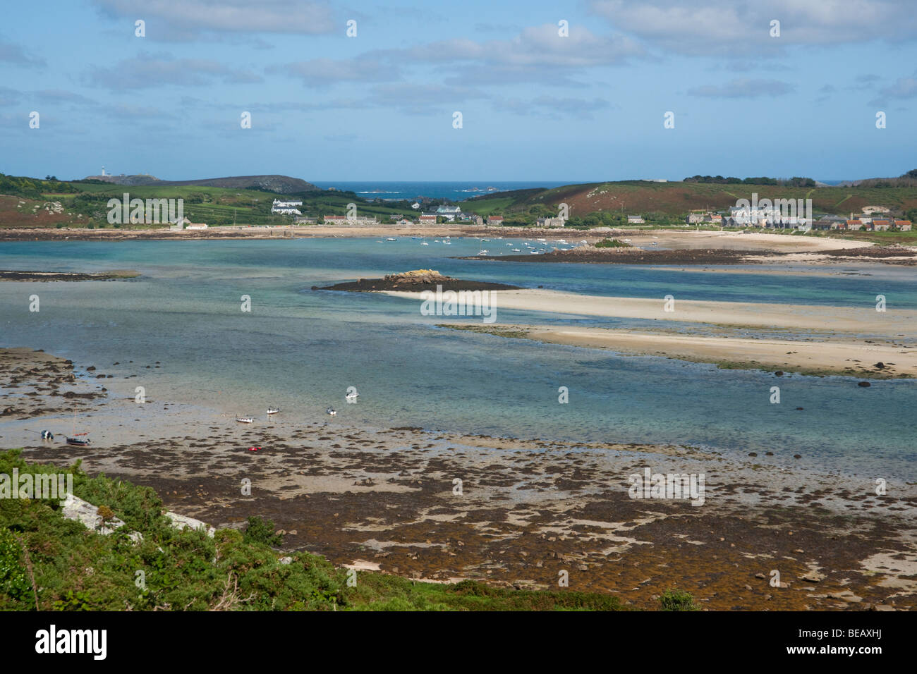 Bryher Isles Scilly Beach Boat High Resolution Stock Photography and ...
