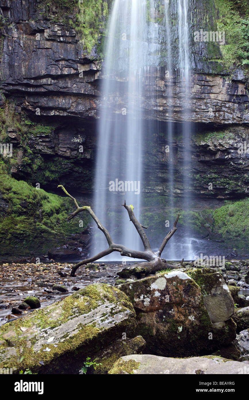 Henrhyd Falls, Brecon Beacons, Wales, UK Stock Photo - Alamy
