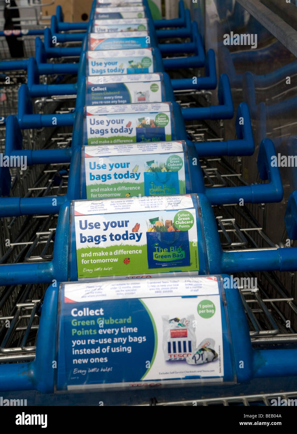 Tesco shopping trolleys hi-res stock photography and images - Alamy