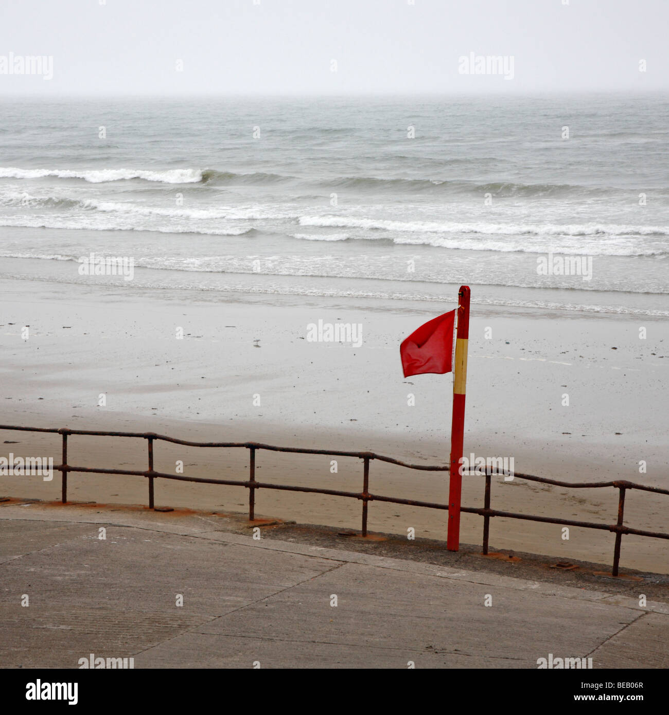 Beach bathing flag hi-res stock photography and images - Alamy
