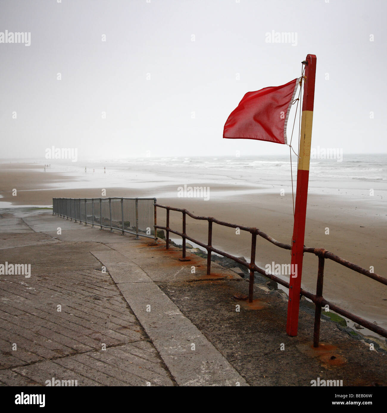 Beach bathing flag hi-res stock photography and images - Alamy