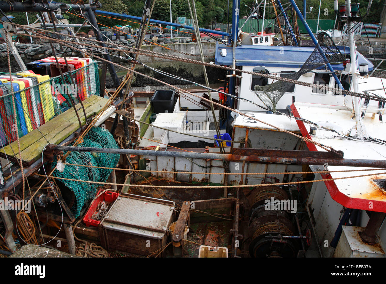 Fishing Boats, Duncannon, Ireland Stock Photo - Alamy