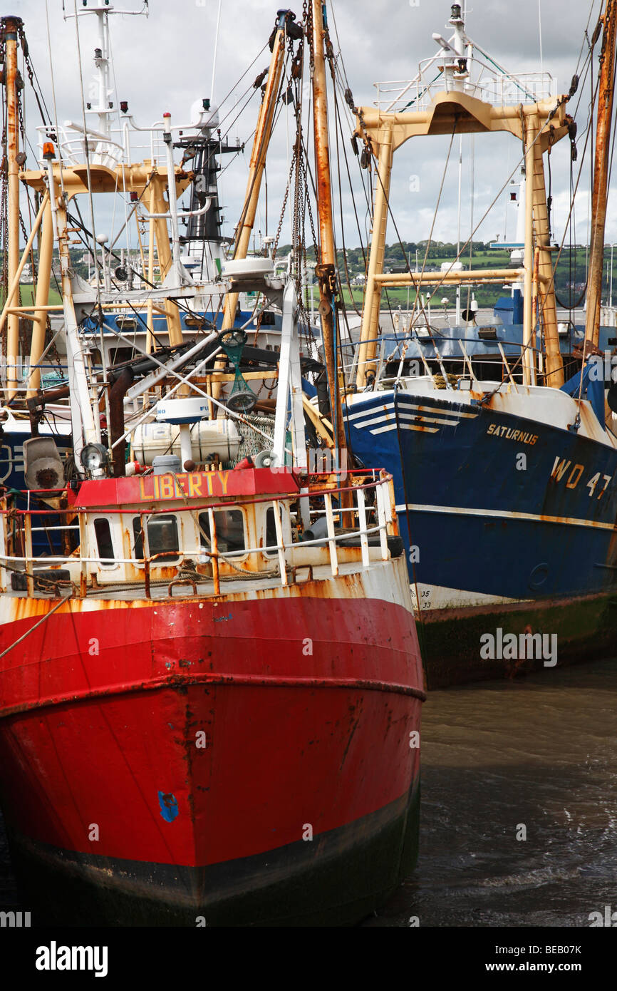 Fishing Boats, Duncannon, Ireland Stock Photo - Alamy