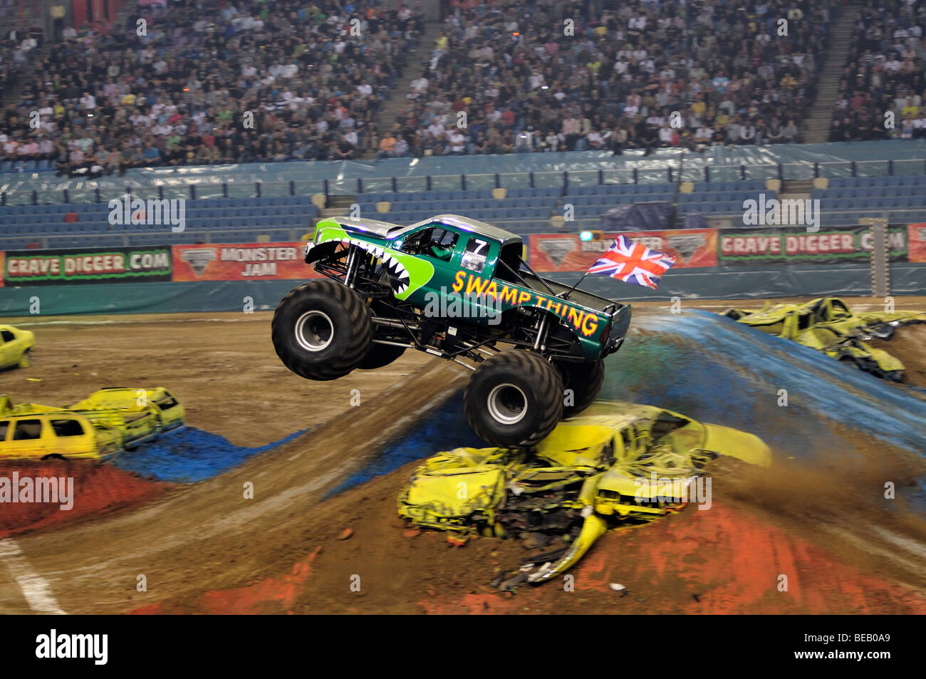 Monster Jam Swamp Thing Stock Photo - Alamy