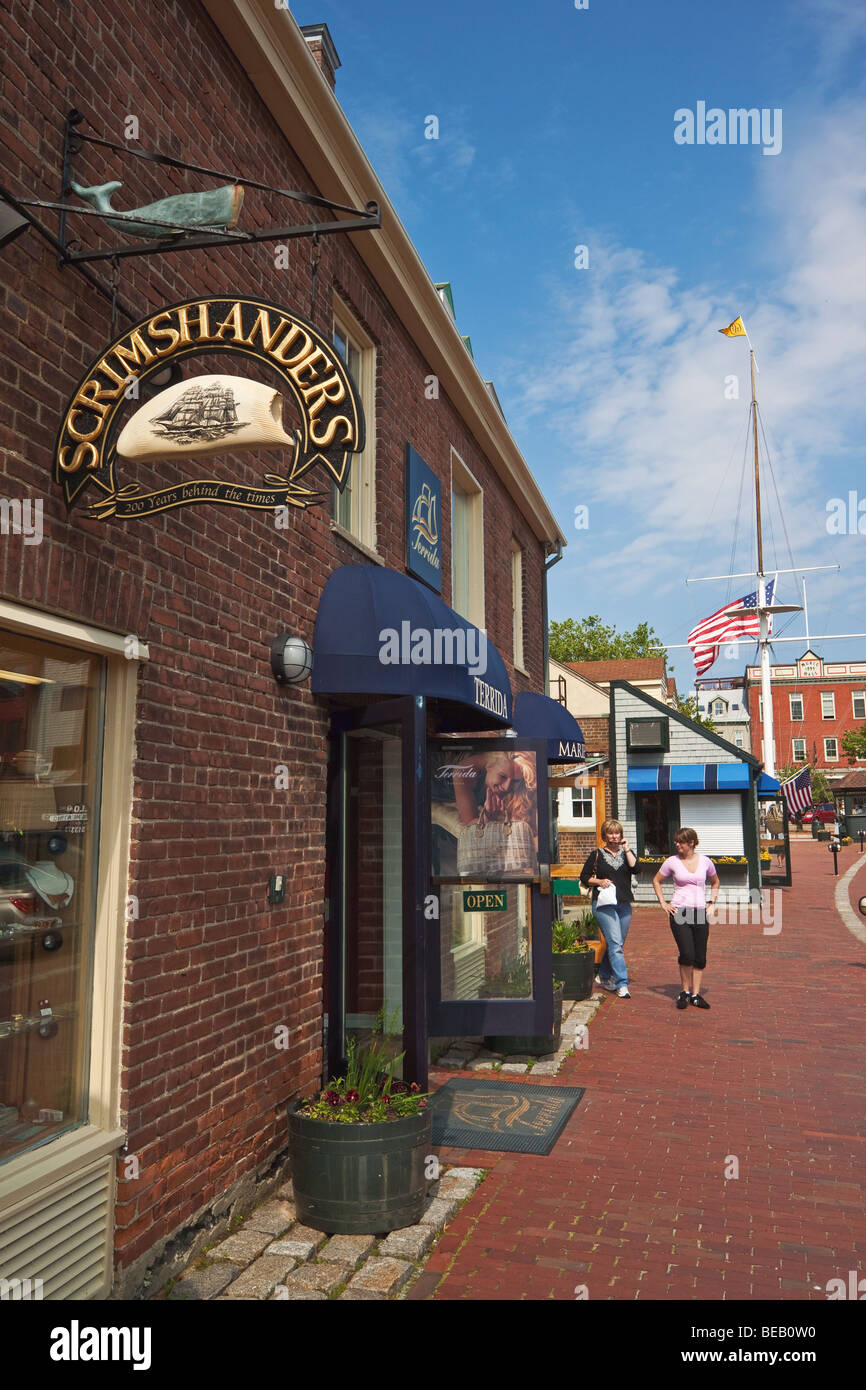 Bowen's Wharf of 1760 now a busy waterfront retail and tourist centre ...