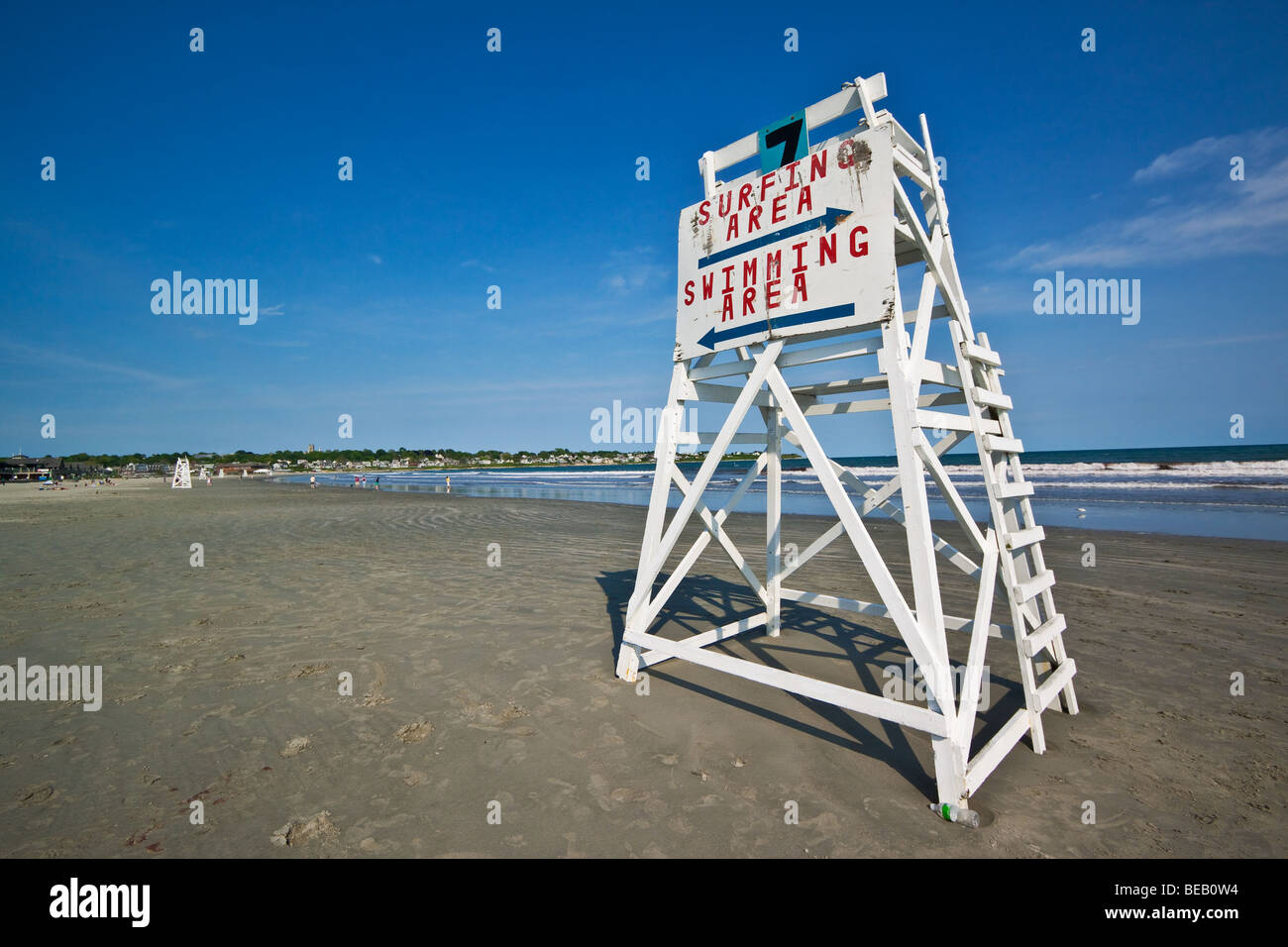 Lifeguard lookout Easton's Beach, aka First Beach, closest beach to ...