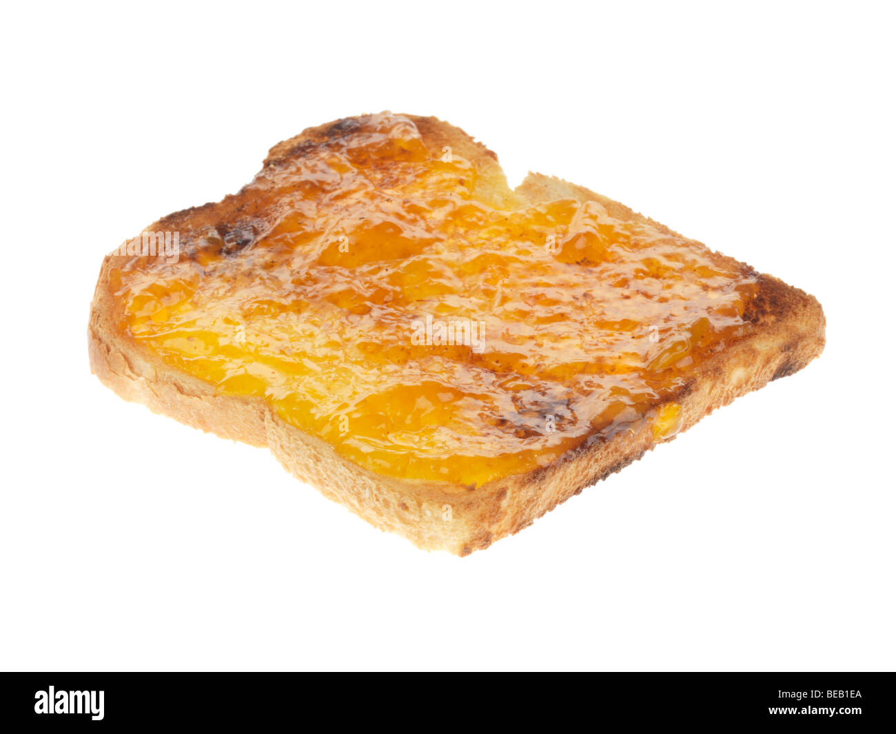 Apricot Jam on Toast Stock Photo - Alamy