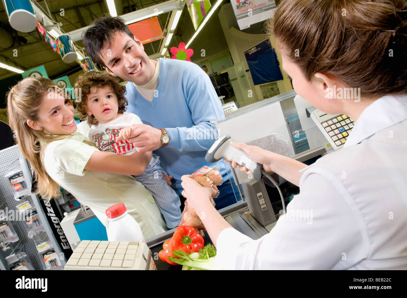Billing counter in supermarket hi-res stock photography and images - Alamy