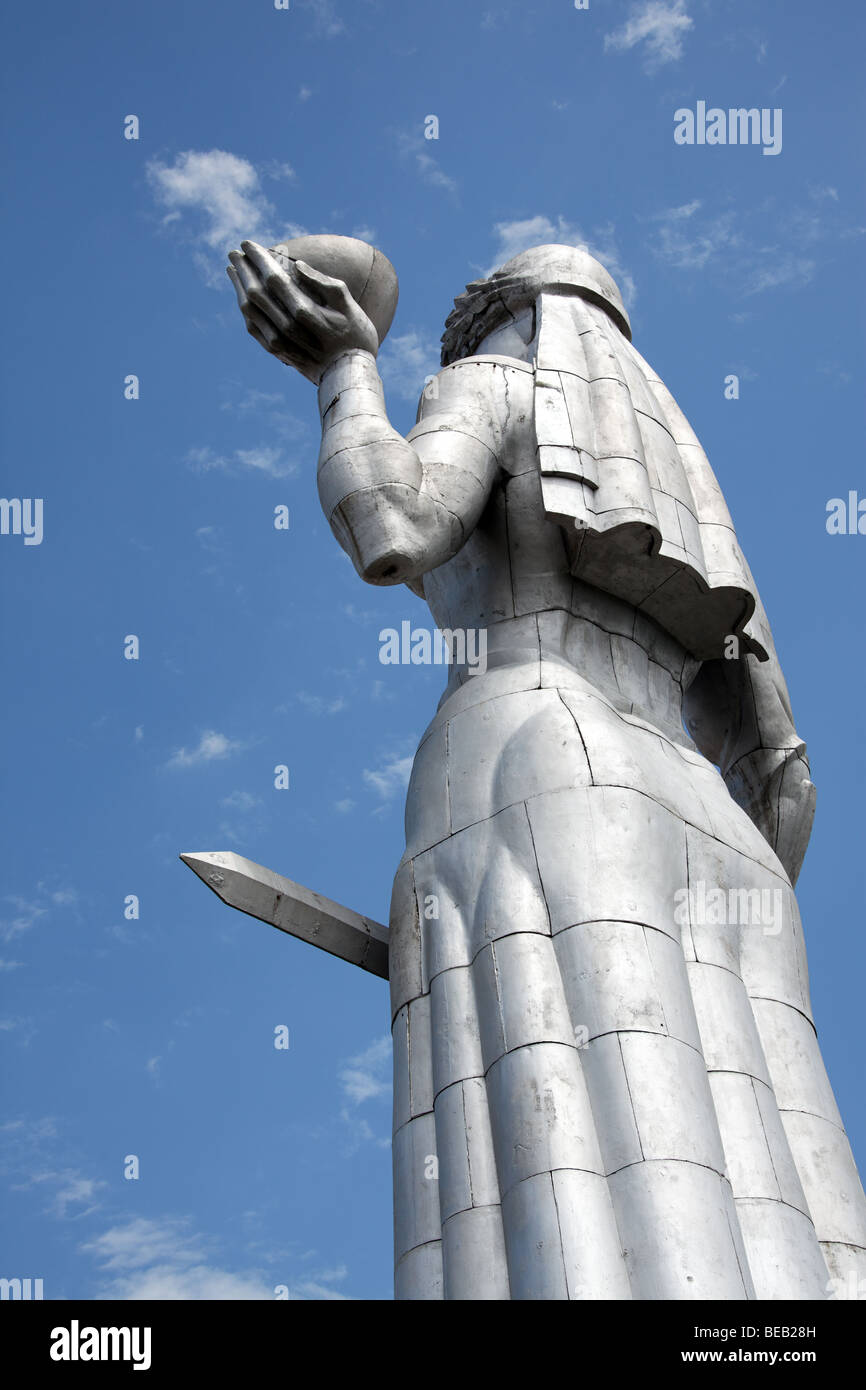 Monumental aluminium statue of Kartlis Deda (Mother of Georgia) by ...