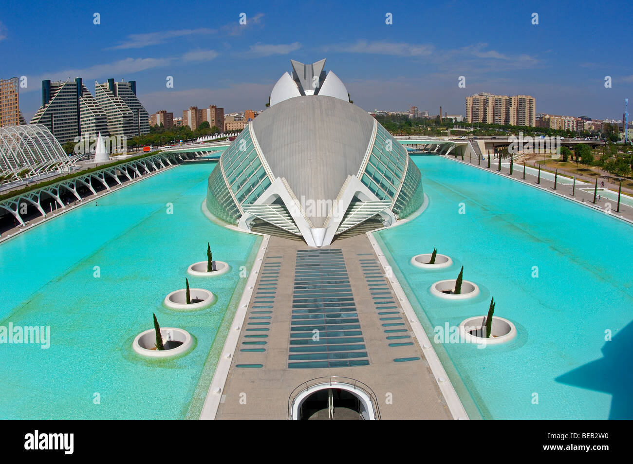 L´Hemisferic, by S. Calatrava. City of Arts and Sciences. Comunidad ...