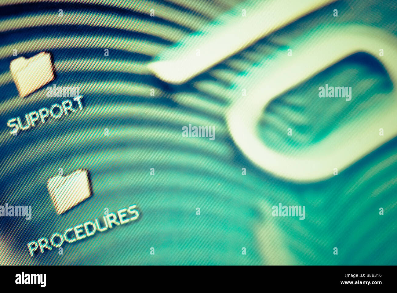 Close-up of a computer monitor Stock Photo - Alamy