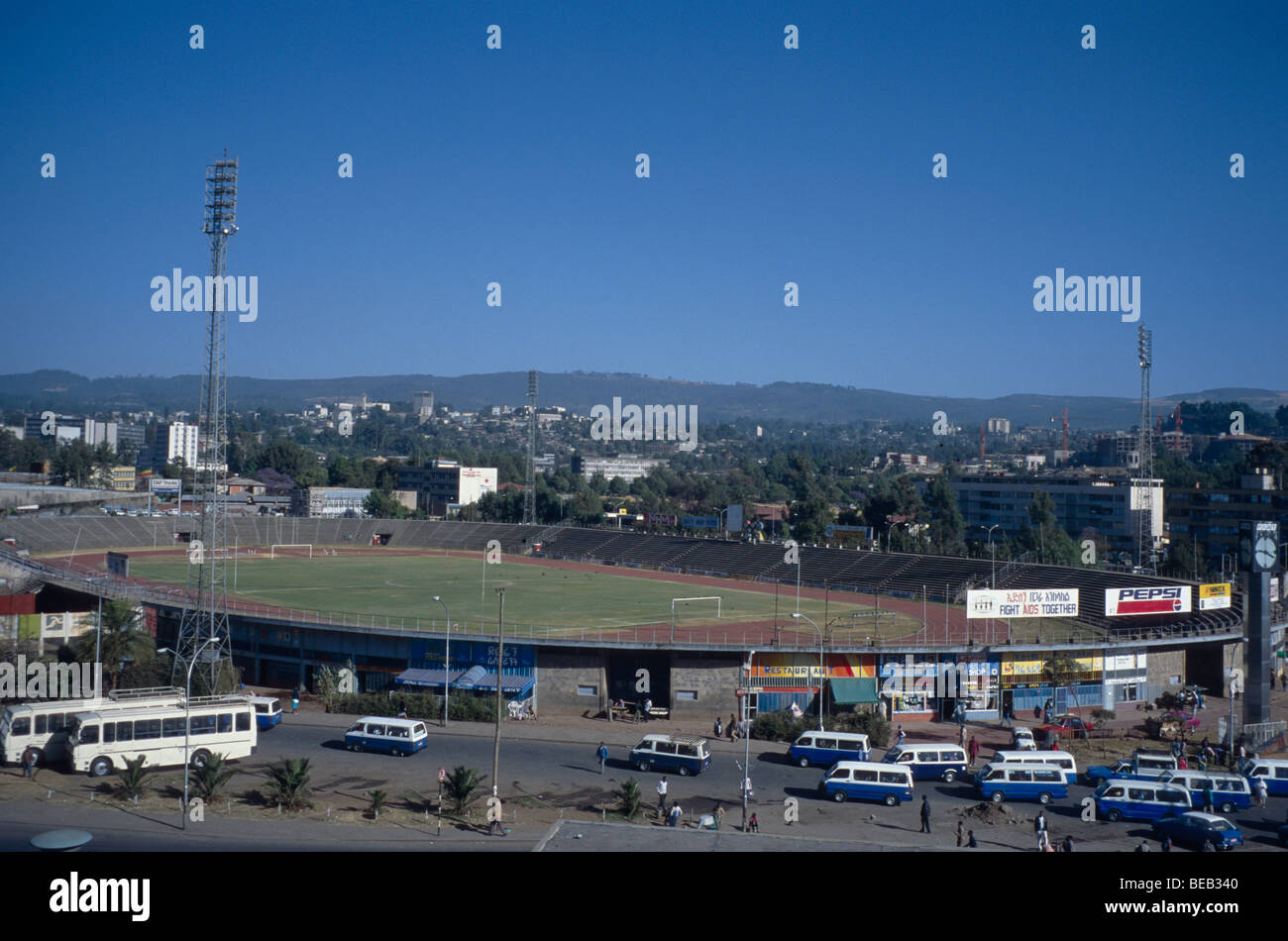 The national foot ball stadium, Addis Abbaba Ethiopia Stock Photo - Alamy